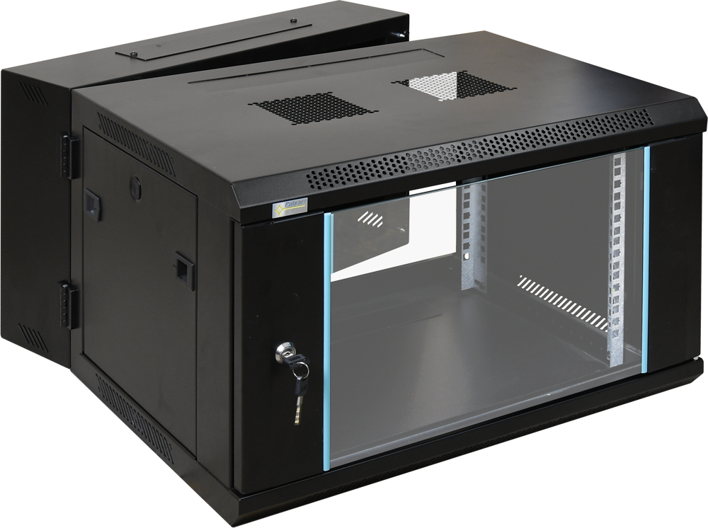 6u Rack Cabinet Double Section Wall Mounted Fully Assembled 600x600 Rwd666